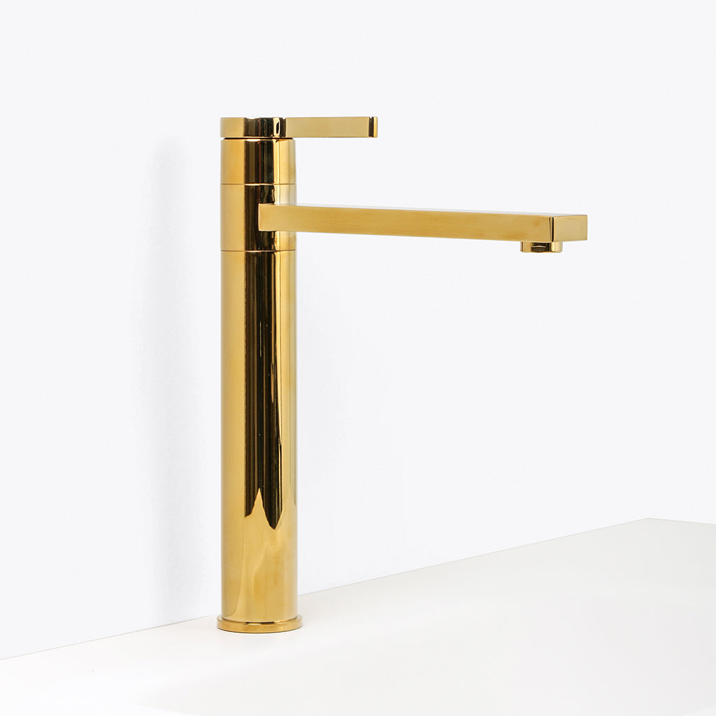 Metro Soho Vessel Bathroom Faucet - Single Hole - 13" Brass/Gold ...